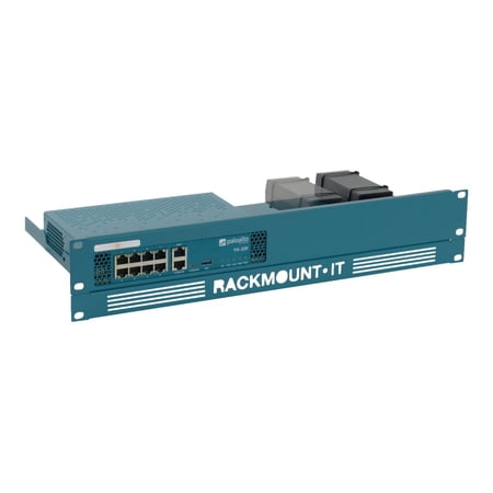 Rackmount.IT - Network device mounting kit - rack mountable - azure ...