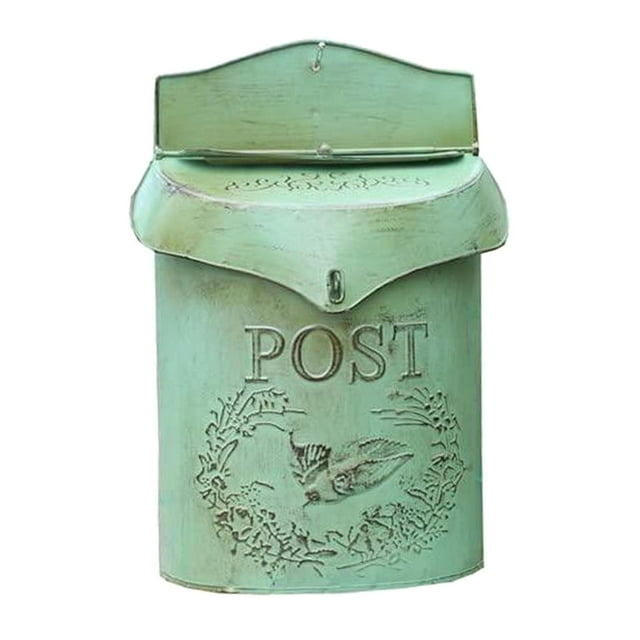 Heavy Duty Wall Mount Mailboxes - Vintage Style Decorative Iron Letter ...