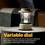 LUXPRO LP1535 265 Lumen Retro LED Lantern - Battery-Powered Emergency ...