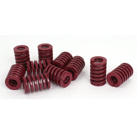 20mm OD 30mm Long Medium Load Stamping Compression Mold Die Spring Red ...