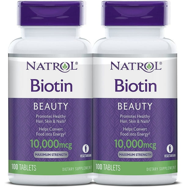 2pz Biotin 10,000 Mcg, Cabello, Barba y Uñas | Walmart en línea