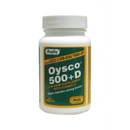 Major Oyster Shell Calcium with Vitamin D Supplement, 500 mg, 60 Count ...