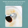 Toilet Brush Set with Holder Wall Mounted, Plastic Cleaning Brush for ...