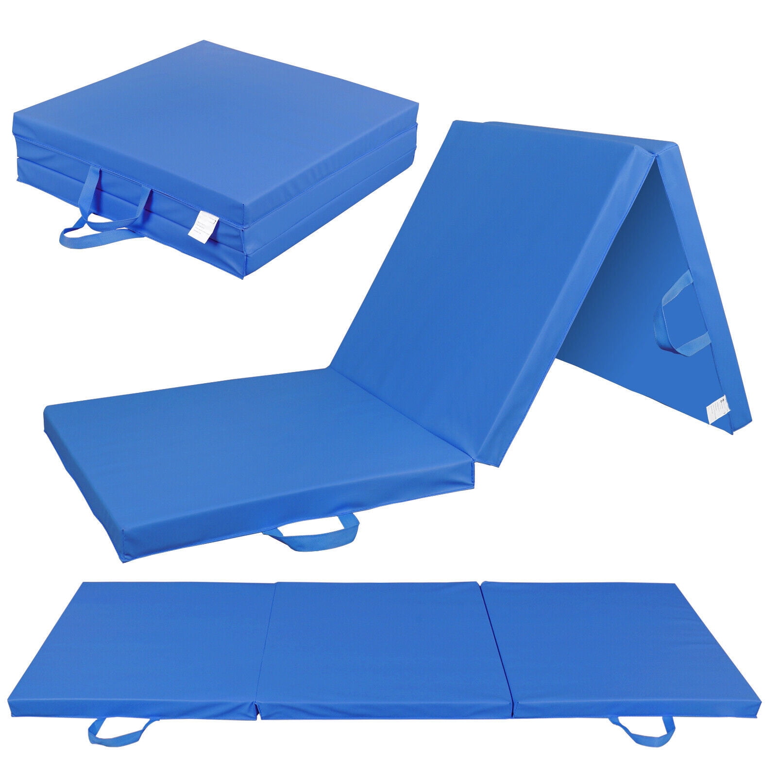 Folding Yoga Travel Pilates Mat Foldable Easy to Carry for Class Beach ...