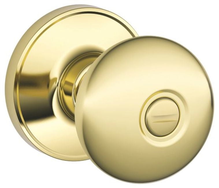 Dexter by Schlage J40STR605 Stratus Bed and Bath Knob, Bright Brass ...