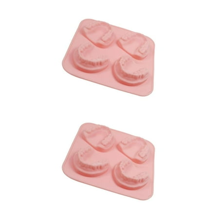 Goriertaly 2/3/5 Ice Cube Teeth-Shaped Denture Mould Pastry Cookies ...