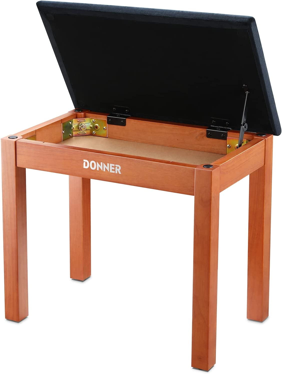 Donner Piano Bench with Storage, Solid Wood Keyboard Bench Piano ...