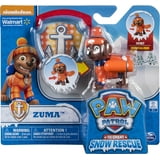 Paw Patrol Snow Rescue Zuma Action Figure with Transforming Pup Pack ...