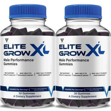 Elite Grow XL Gummies for Men EliteGrow XL Supplement (1 Month Supply ...