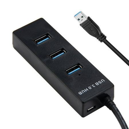axGear 4-Port USB 3.0 Hub 5Gbps Portable Compact for PC Mac Laptop Notebook Desktop | Walmart Canada