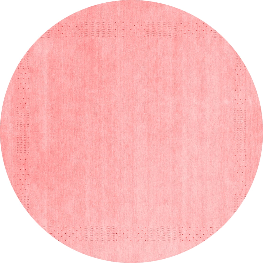 Ahgly Company Indoor Round Solid Red Modern Area Rugs, 5' Round ...