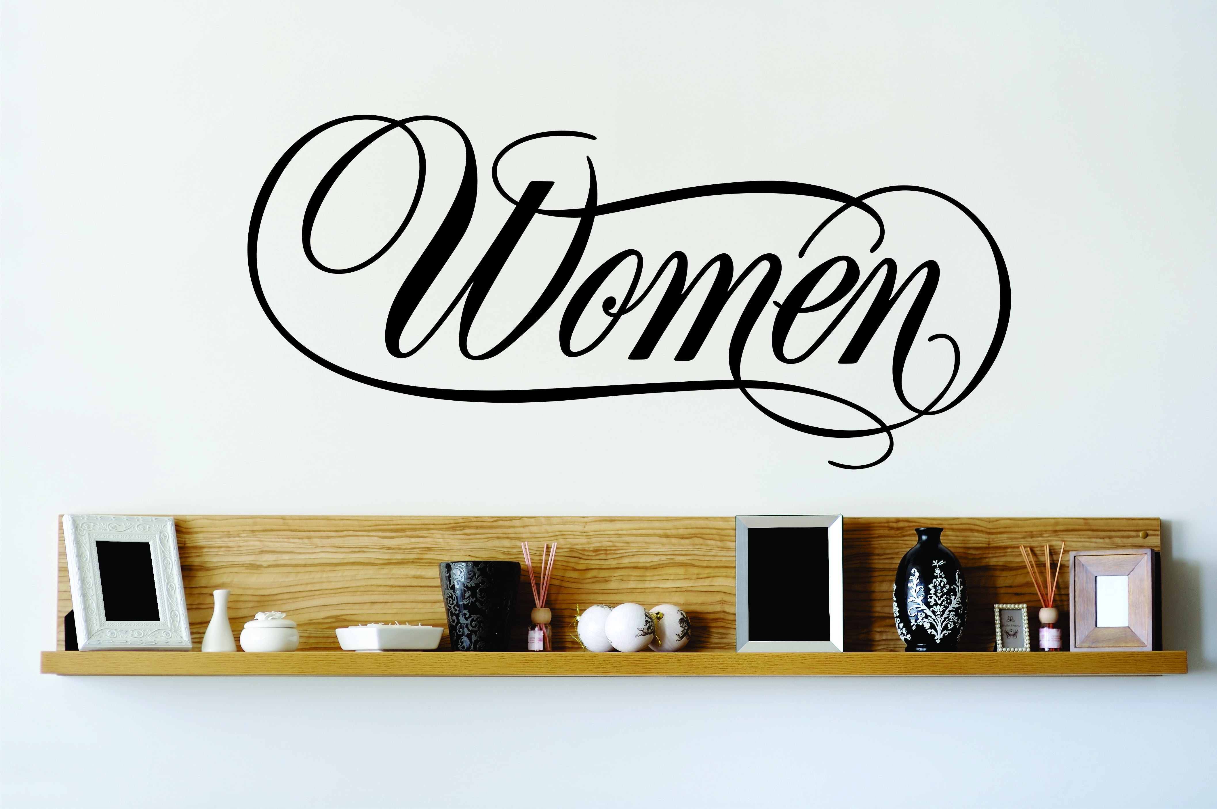 Vinyl Wall Decal Sticker : Woman Sign Image Quote Quotes Bedroom ...
