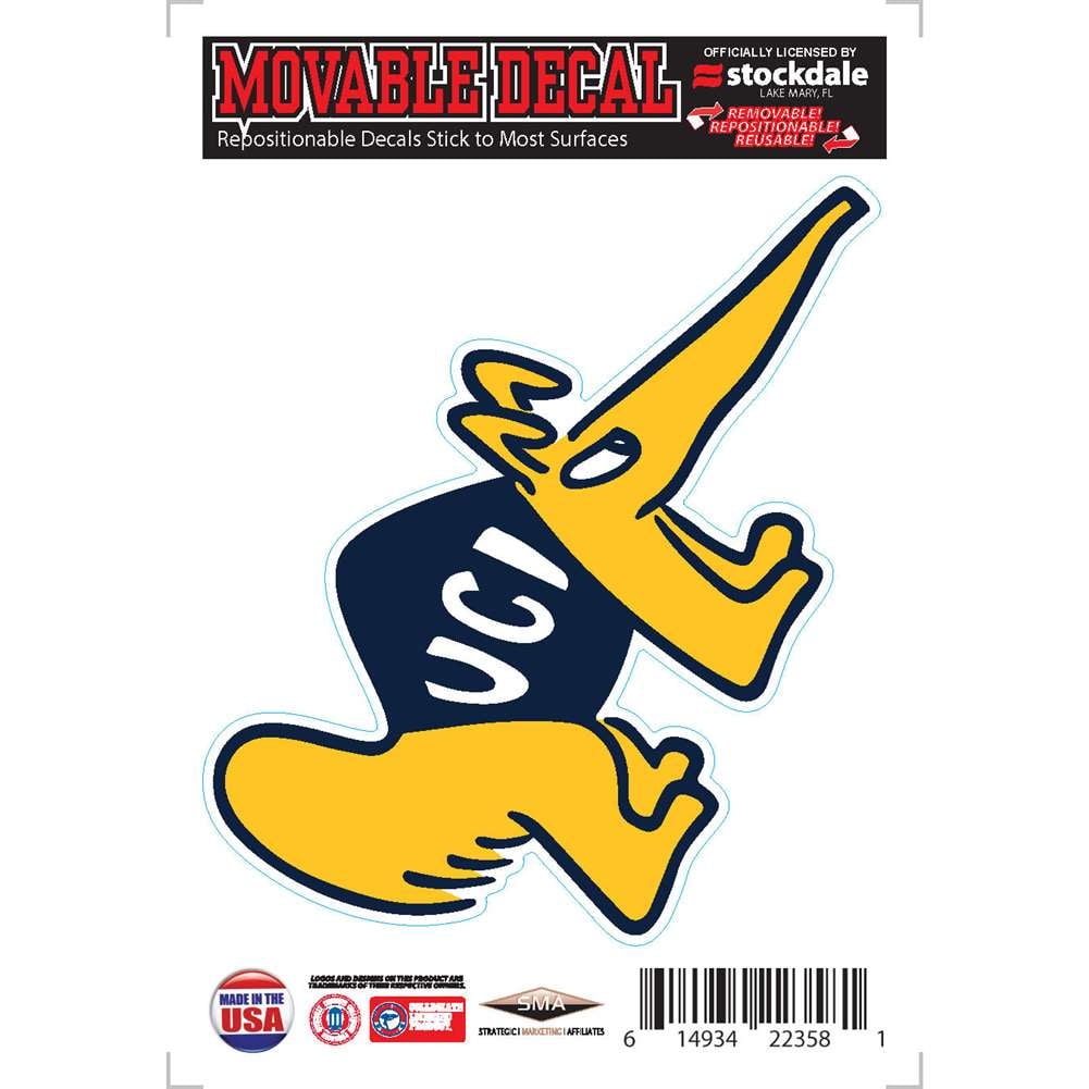 UC Irvine Anteaters Repositionable Vinyl Decal - Walmart.com