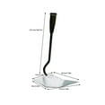 Soil Turning Hoe, Triangle Hoe Garden Tool, Hardened All-Steel Plow Hoe ...