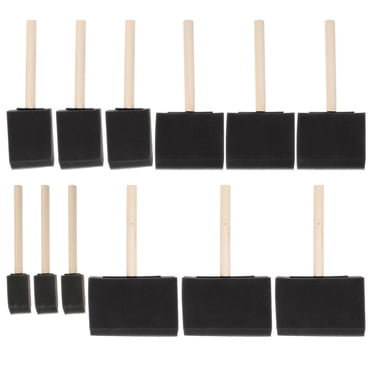 Foam Pouncer Assortment-Sponge Painting Stippler Set 24/-Foam Brush ...