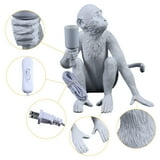 Miumaeov Monkey Table Lamp Desk Light Resin Monkey Lighting Fixture ...