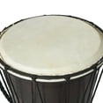 DecMode Eclectic Handmade Djembe Wood Drum Sculpture, 9"W x 16"H ...