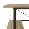 Mainstays Pierce 30 inch Tall Storage Desk, Oak - Walmart.com