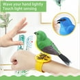 Simulated Bird Toy Light Sound Activated Movable Mouth Singing Bird ...