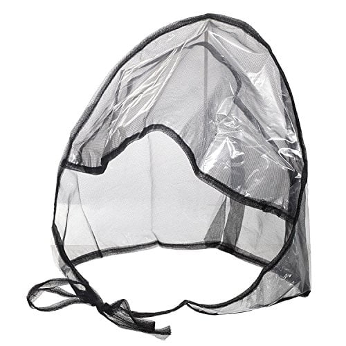 Premium Waterproof Rain Bonnet Hat with Full Cut Visor & Netting - Stay ...