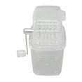 Manual Ice Crusher Small Portable Shaver Hand Operated Snow Cone
