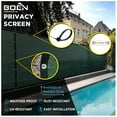 Jaydee Group USA B2202086 PN-30064 Boen Privacy Netting with Reinforced ...