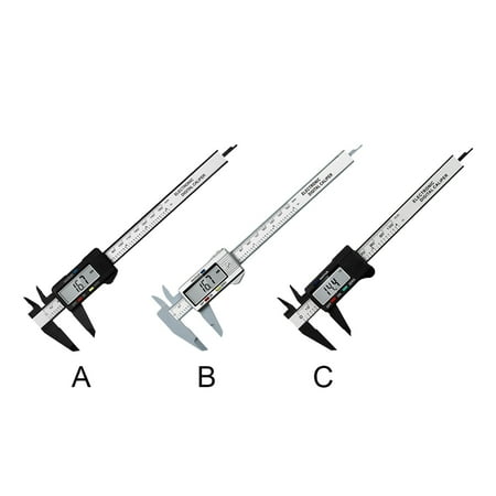 Digital Display Vernier Caliper LCD 0.01mm/0.001inch Micrometer DIY ...