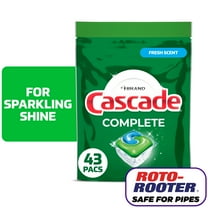 Cascade Complete Pods, Action Pacs Dishwasher Detergent, Lemon, 59 Ct ...