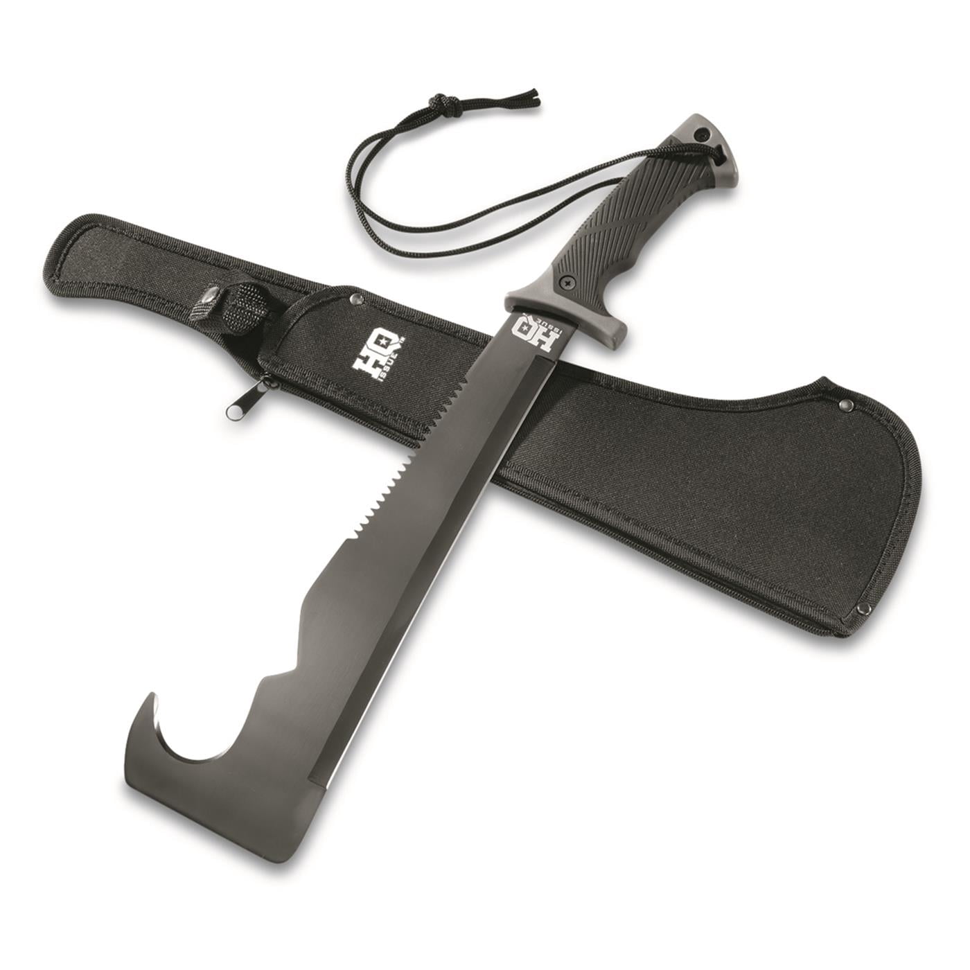 HQ Issue Trail Cutter Machete with Sheath, Survival Knife, Bushcraft ...