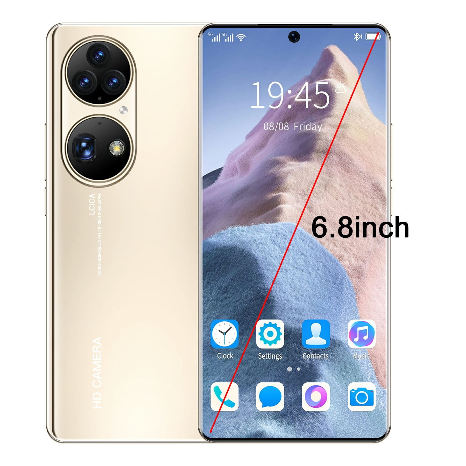 Buy Phones Android 11 Phone P50 Pro Unlocked Smartphone 6.8 Inch Hd ...