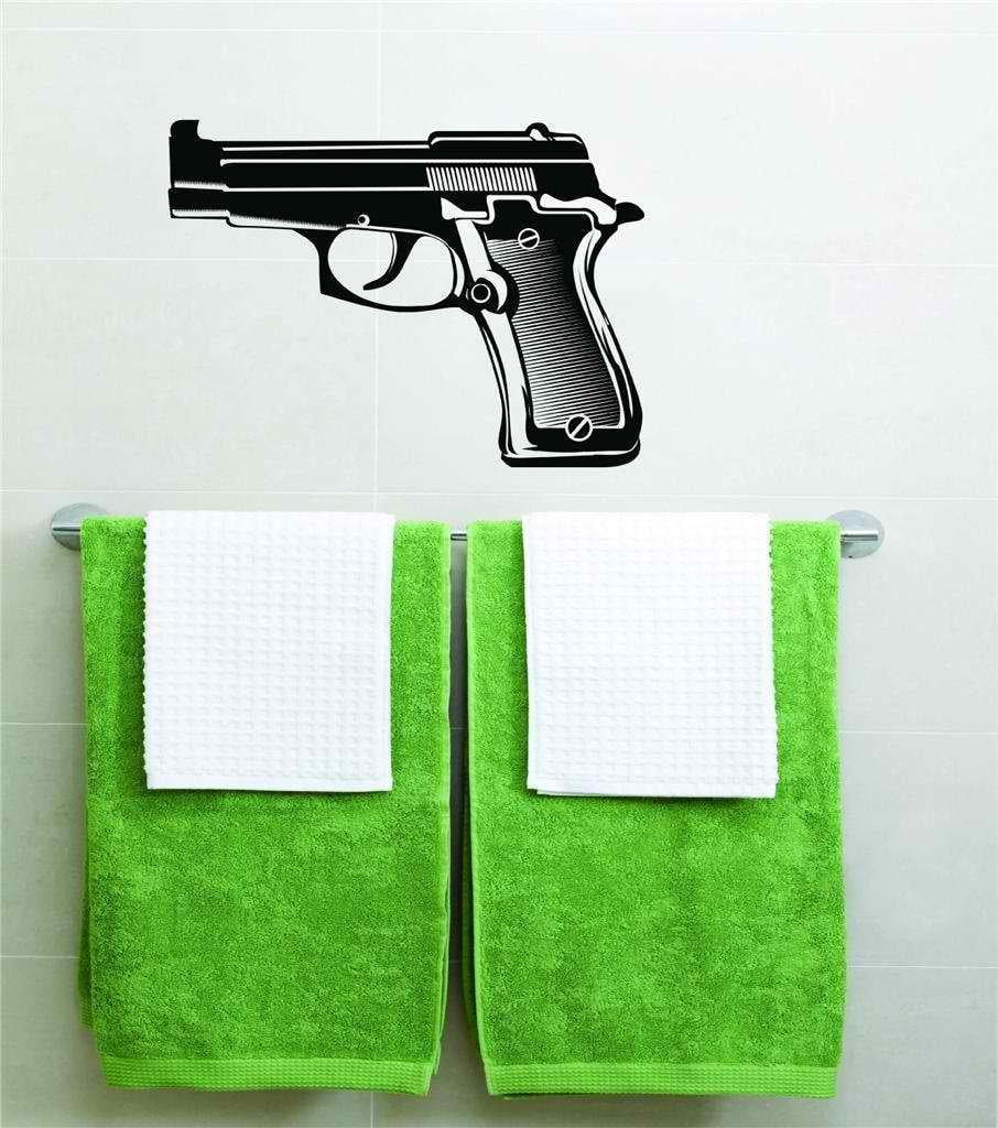 Wall Design Pieces Weapon Gun Firearm Halloween Party Kids Boy Girl ...