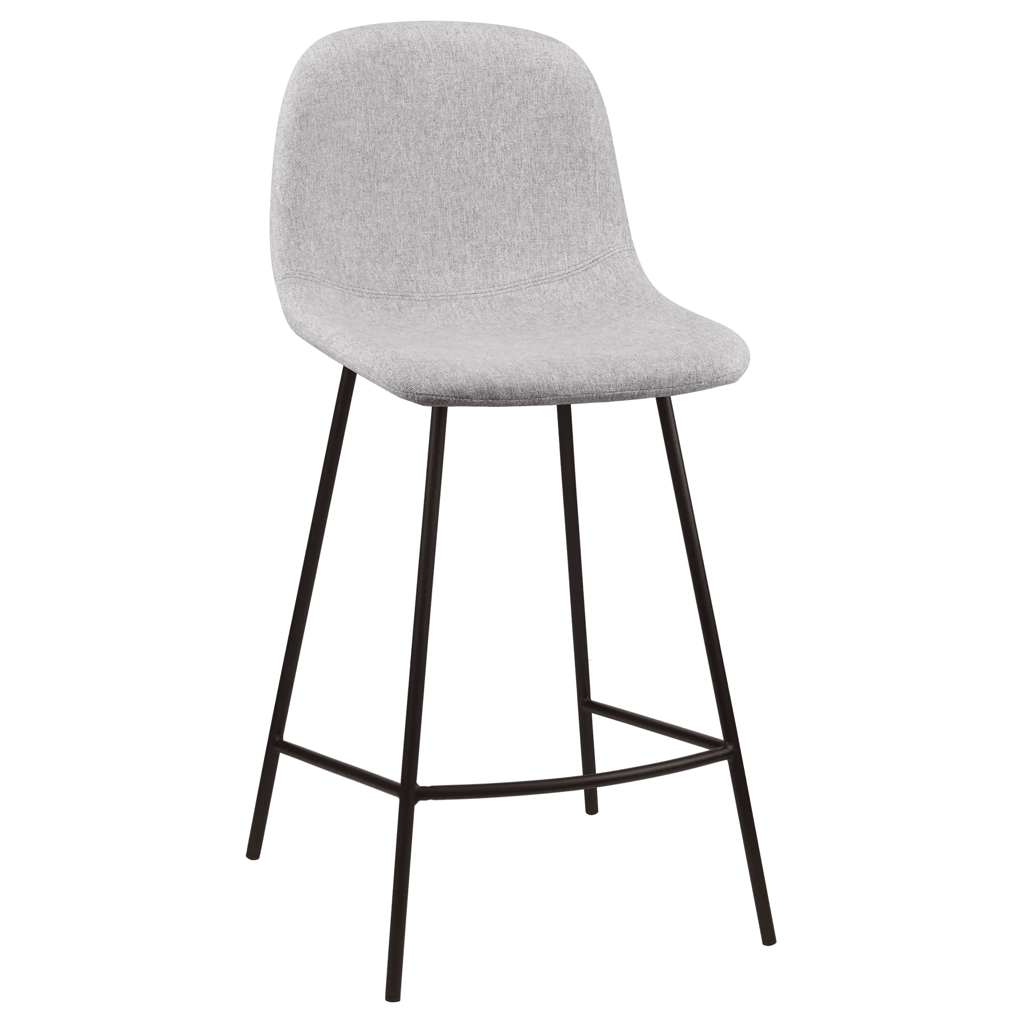 Click here for Bouclair Grey Fabric And Metal Bar Stool prices