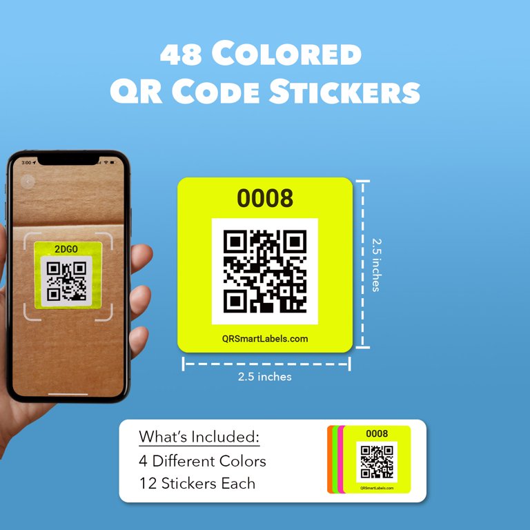 QR Smart Labels Scannable Labels For Storage And, 40% OFF