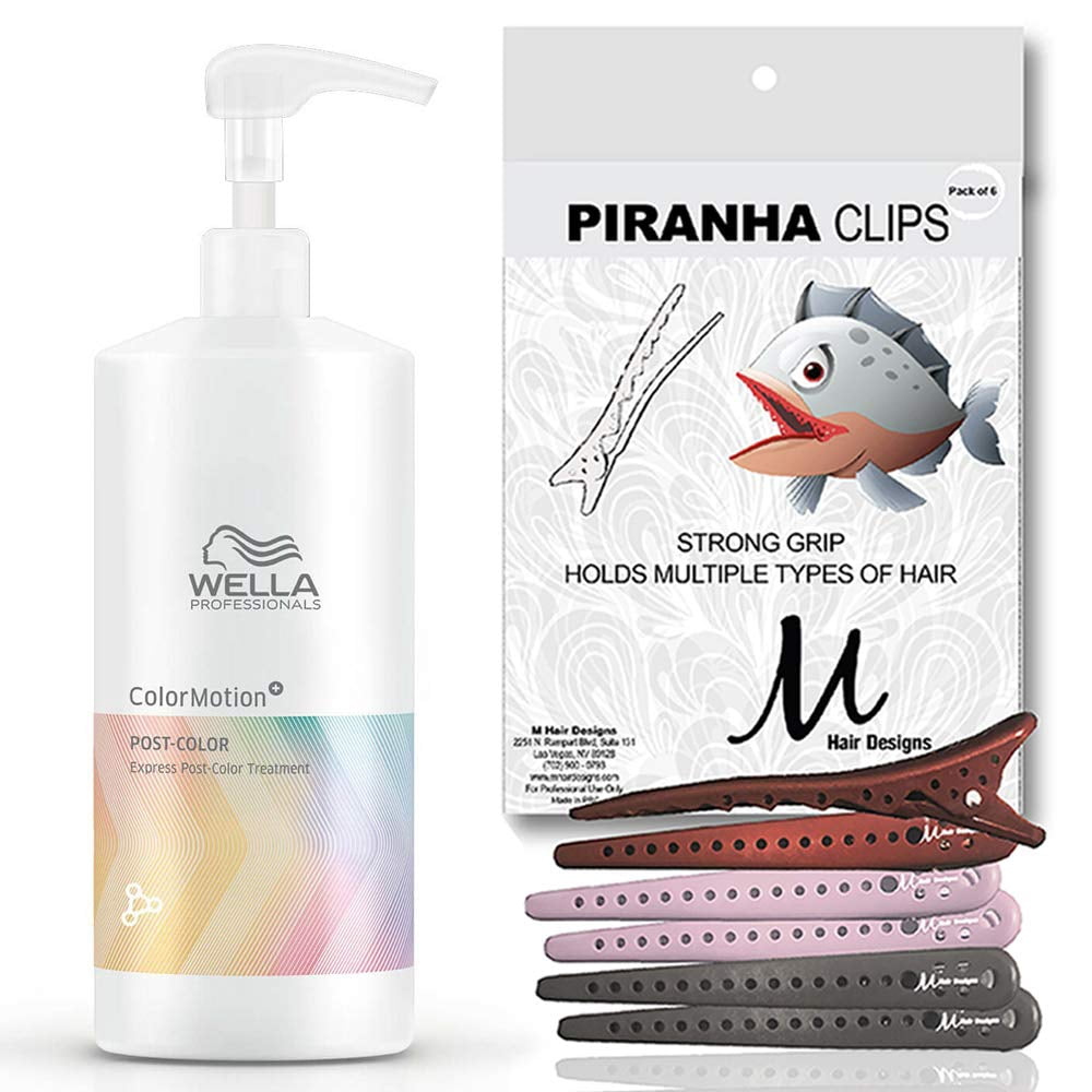 Wella Color Motion Express Post Color Treatment 500 ml and M Hair ...