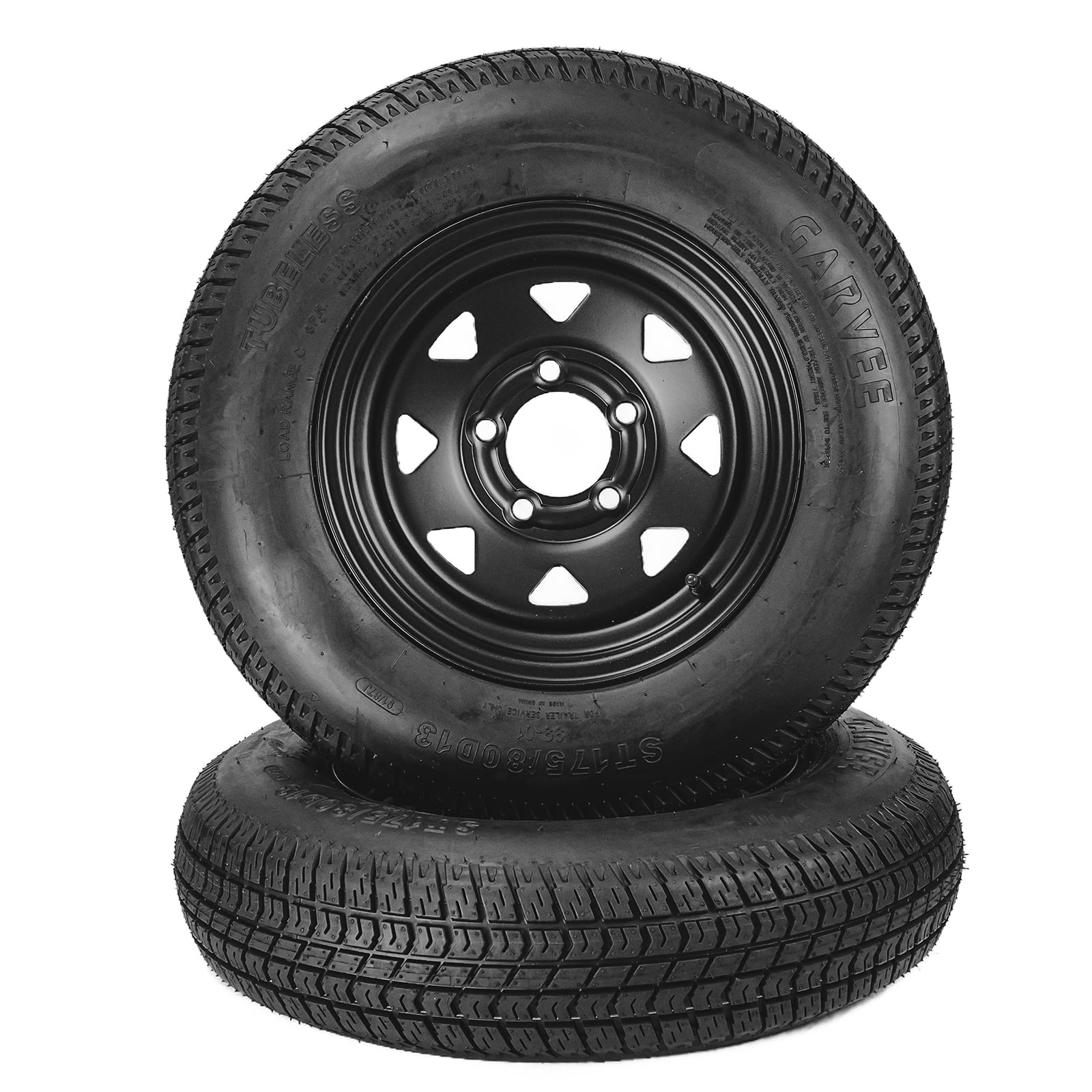 Click here for Garvee 2-Pack St175/80d13 Trailer Tire & Wheel Ass... prices