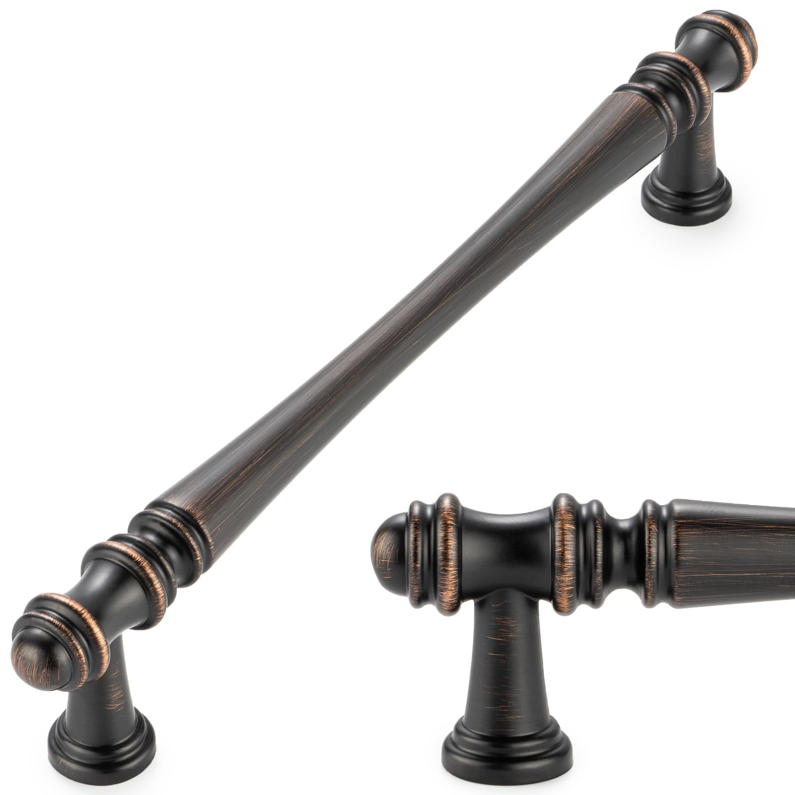 Click here for Koofizo 10 Pack 6-1/4 Inch Oil Rubbed Bronze Kitch... prices