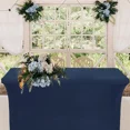 LUSHVIDA Rectangular 4ft Stretch Spandex Table Cover Fitted Elastic ...