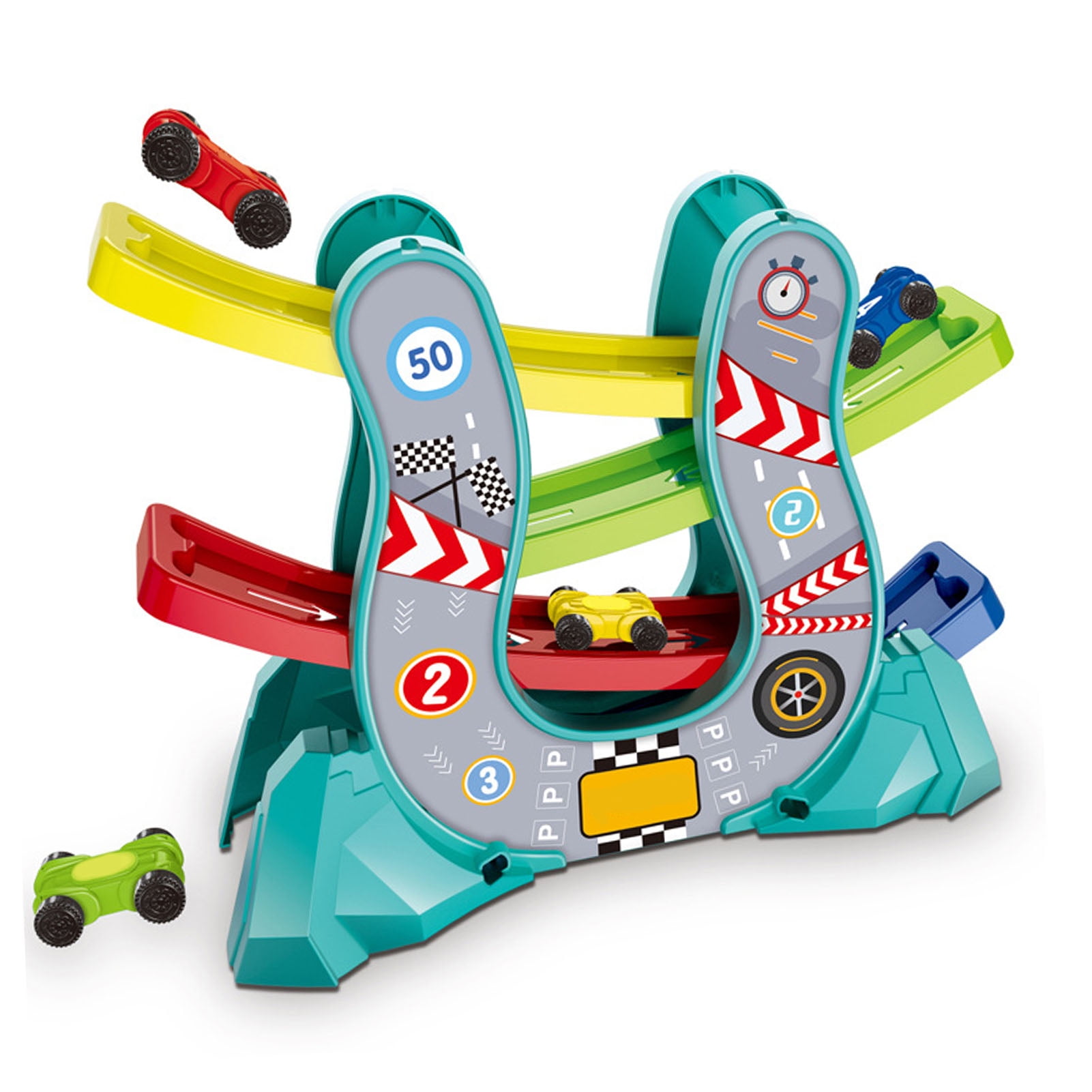 Race Track Car Ramp Racer, Juego De Juguetes Con Rampa Para Autos De ...