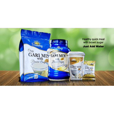 Gari Sunny Gold Raw Gari/Grated Cassava Grits 2.2 LB (1Kg) - Walmart.com