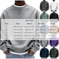 BRGZLK Men's Crewneck Sweatshirt 2026 Fall Winter Casual Long Sleeves ...