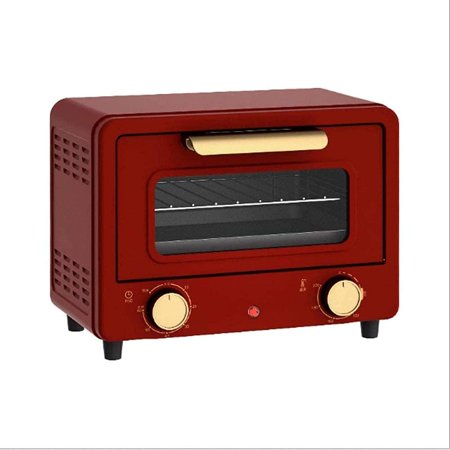 10L Mini Oven with Explosion-Proof Glass Door, Electric Grill, Pizza ...