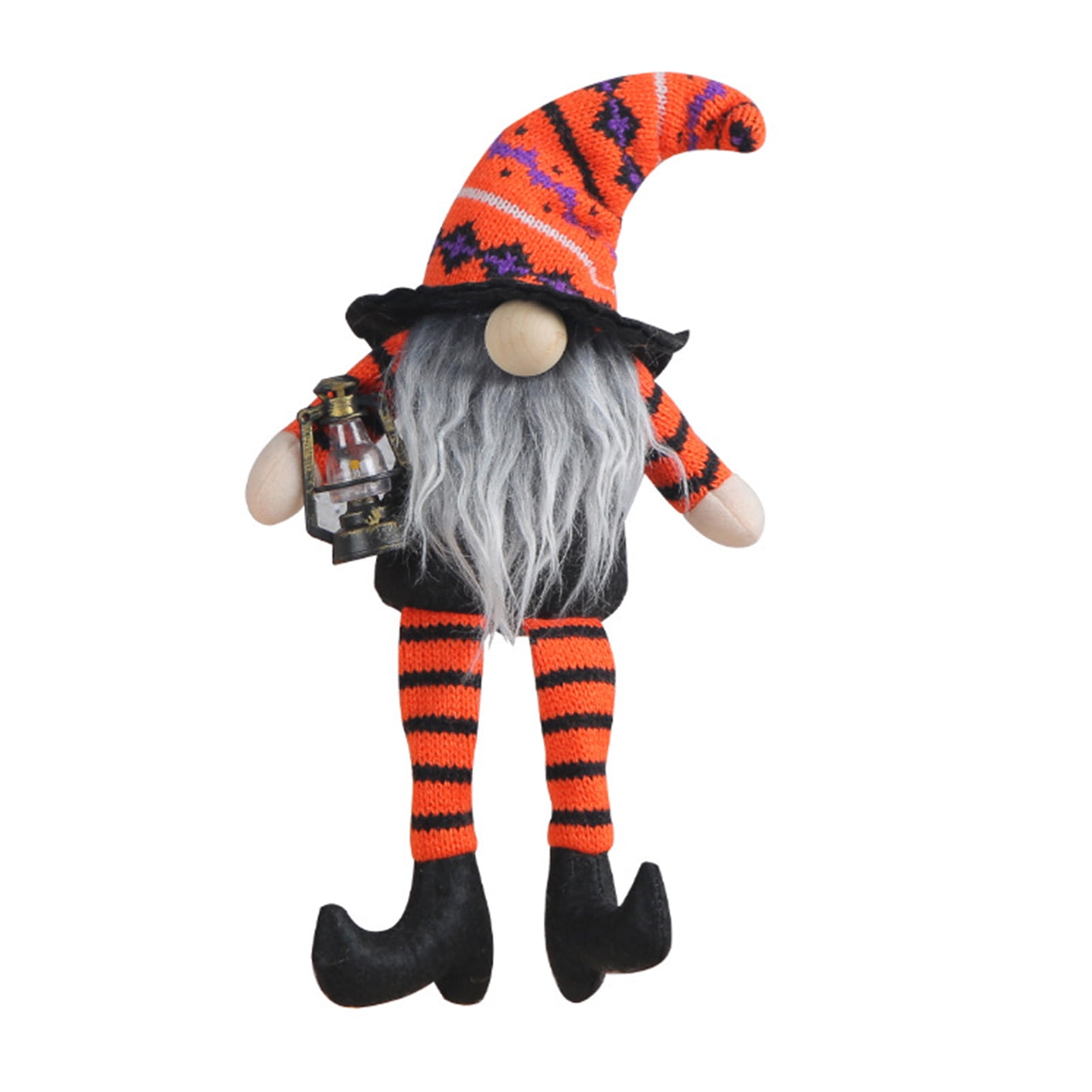 Duixinghas Mini Faceless Doll Striped Pattern Long Legs Doll Decoration ...