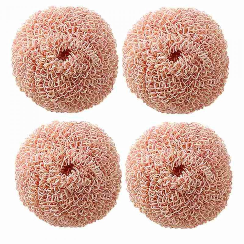 Eggshell Dish Scrub Brushes Kitchen Fiber Cleaning Ball Scrubbers Set ...