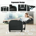 Gymax Massage Racing Single Lounge Sofa Gaming Recliner Chair Home ...