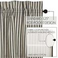 VHC Brands Ashmont Grey Ticking Stripe Farmhouse Prairie Short Panel ...