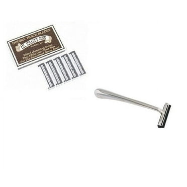Gillette Trac II Non-Pivot Chrome Razor Handle with Twin Blades ...