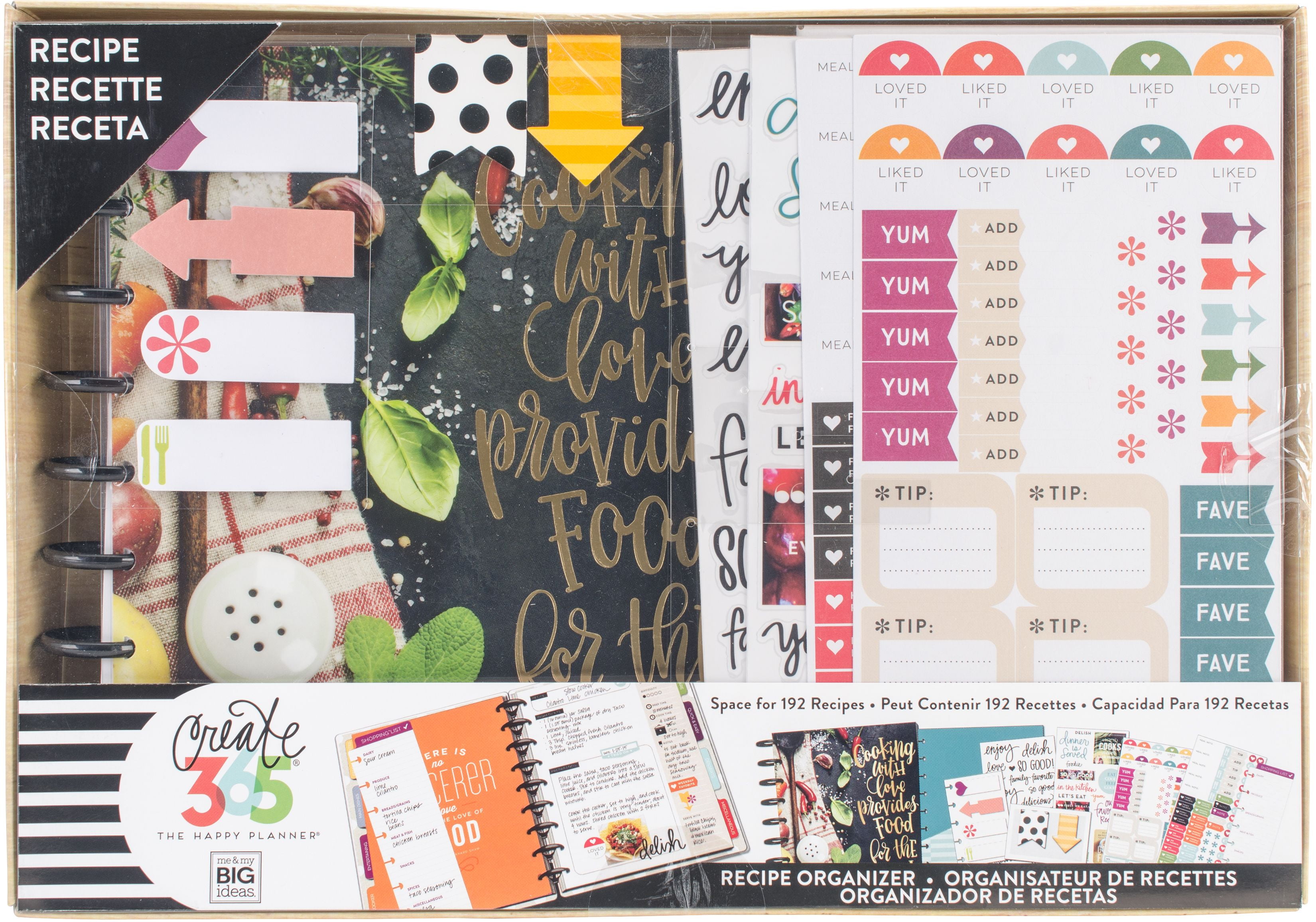 Happy Planner 12-Month Medium Planner Box Kit-Cooking - Walmart.com