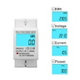 80A Din Rail Single Phase Two Wire LCD Digital Display Power ...