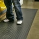 Rubber-Cal "Foot-Rest" Interlocking Anti-Fatigue Floor Mat - 1/2 in x ...