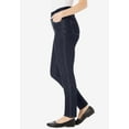 Woman Within Plus Size Flex-Fit Pull-On Straight-Leg Denim Jean ...